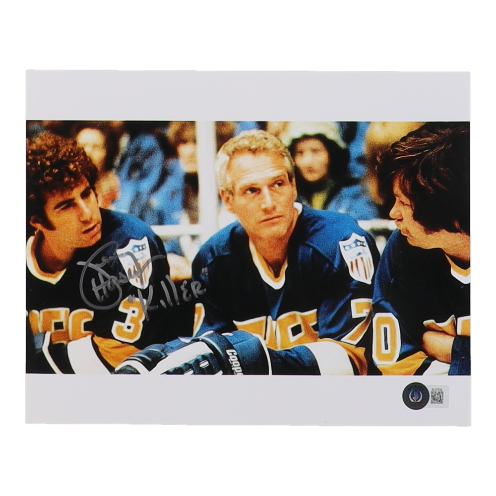 Jerry Houser Signed "Slap Shot" 8x10 Photo Inscribed "Killer" (Beckett ...