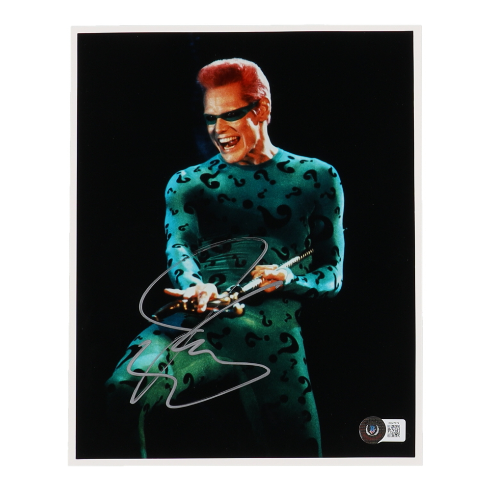 Jim Carrey Signed "Batman Forever" 8x10 Photo (Beckett) | Pristine Auction