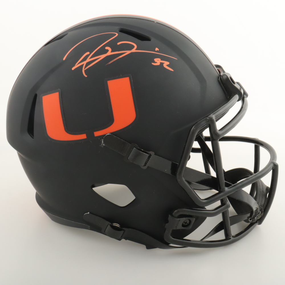 Ray Lewis Signed Miami Hurricanes Full-Size Eclipse Alternate Speed ...