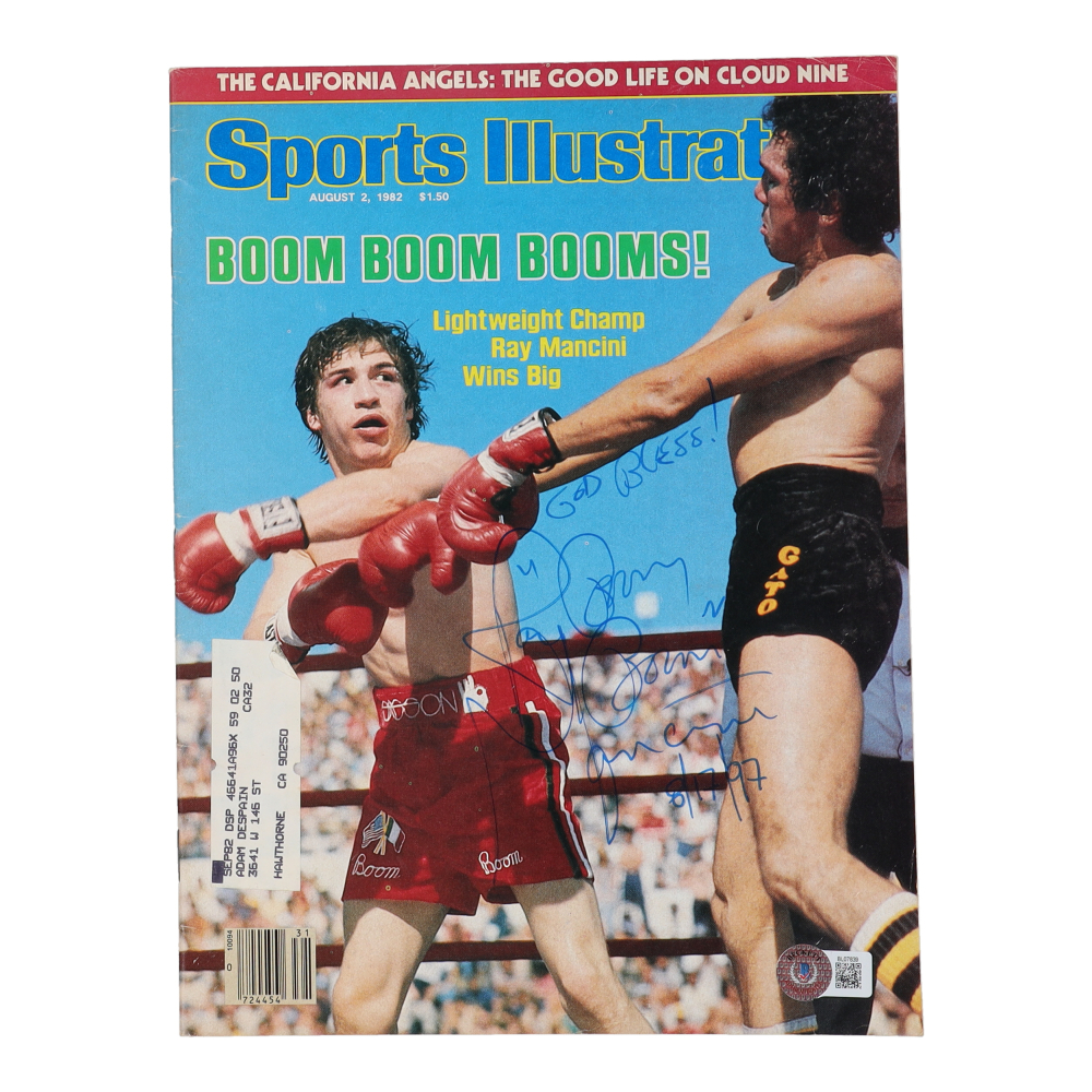 Ray Mancini Signed Vintage 1982 Sports Illustrated Magazine Cover ...