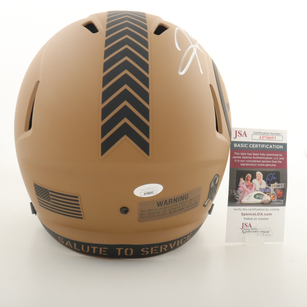 Hines Ward Signed Steelers Full-Size Salute to Service Alternate Speed ...