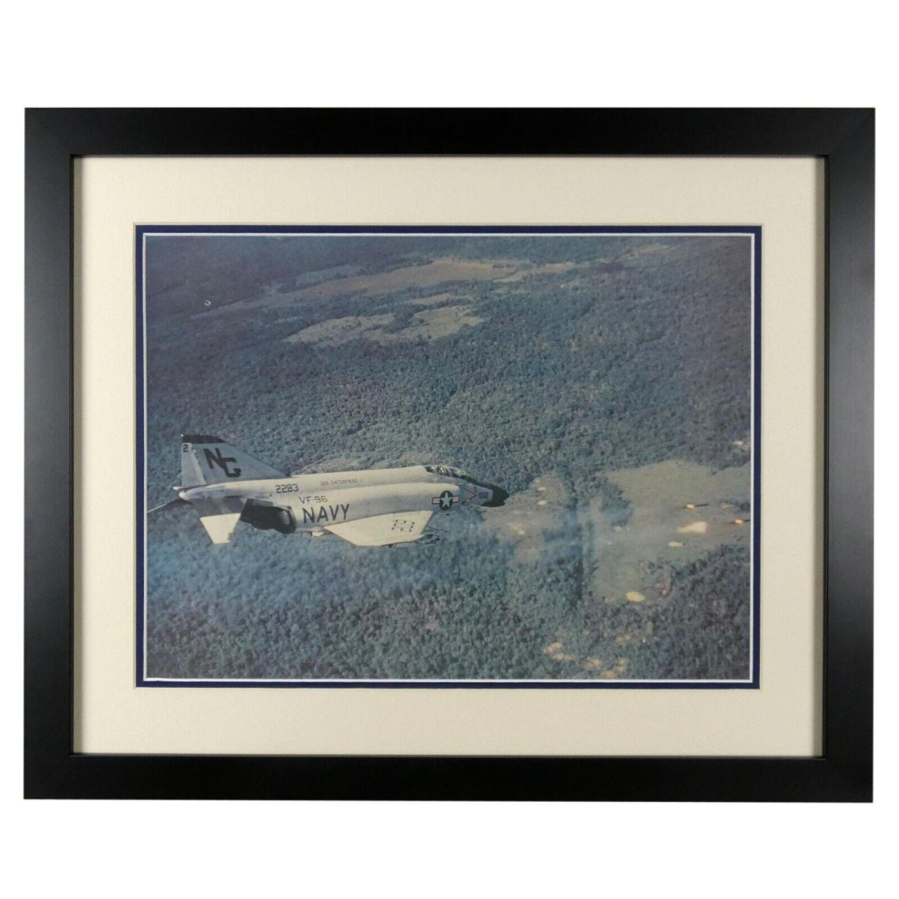 "US Navy F-4 Phantom Firing Rockets" Vietnam War Custom Framed Print ...