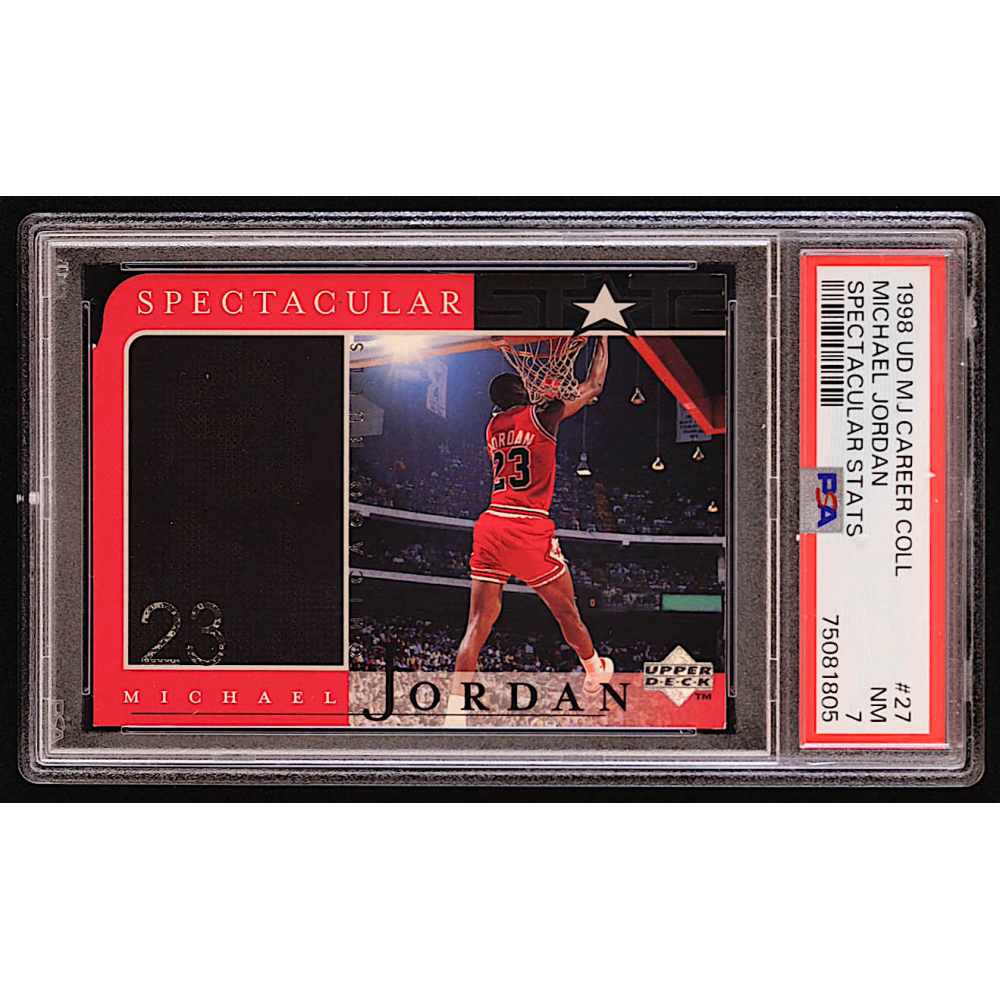 Michael Jordan 1998 Upper Deck Michael Jordan Career Collection #27 ...
