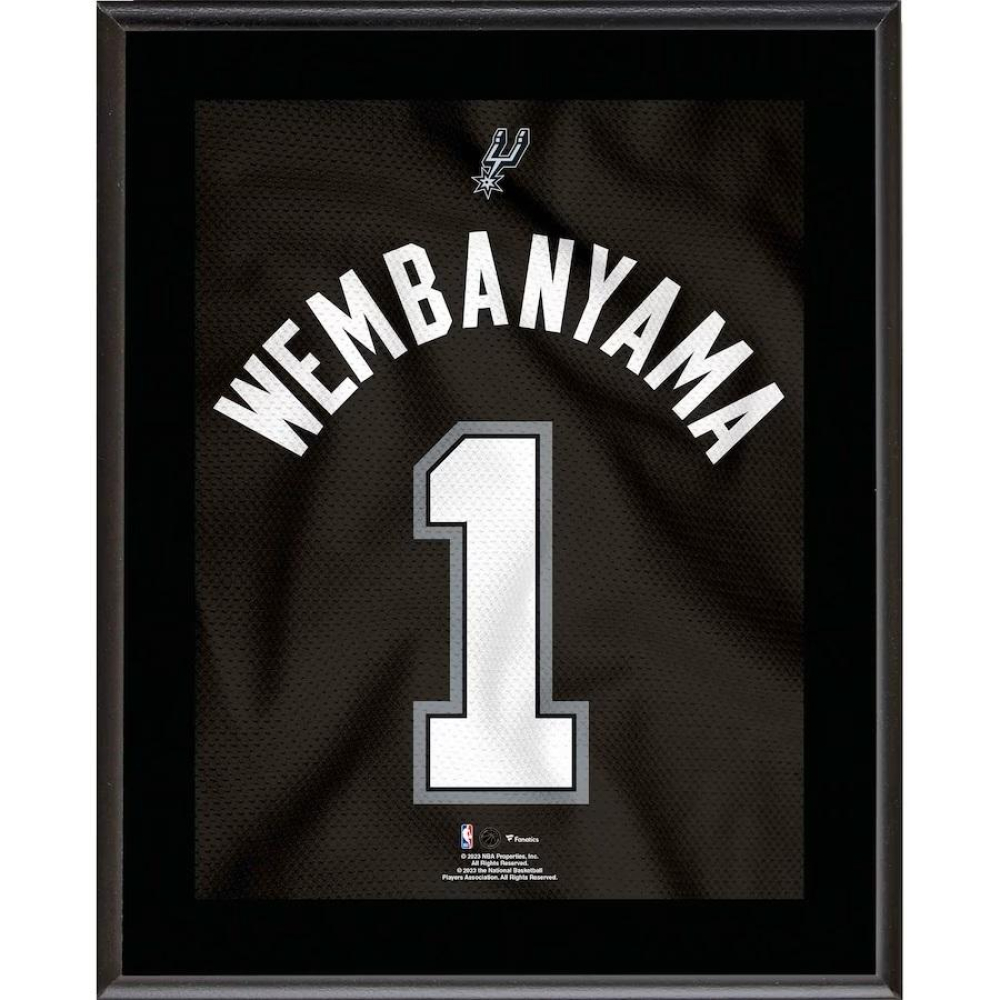 Victor Wembanyama Spurs Jersey Number Plaque | Pristine Auction
