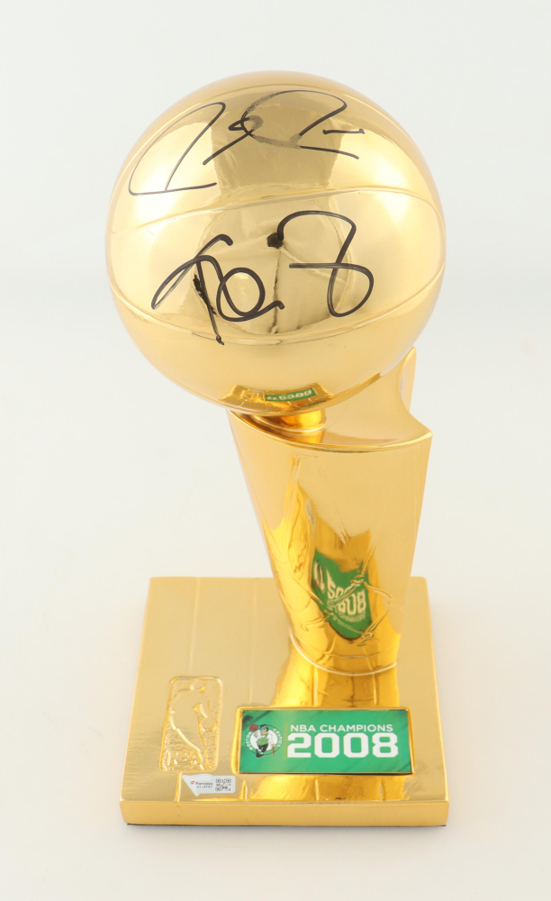 Kevin Garnett & Paul Pierce Signed Celtics 2008 NBA Champions Replica ...
