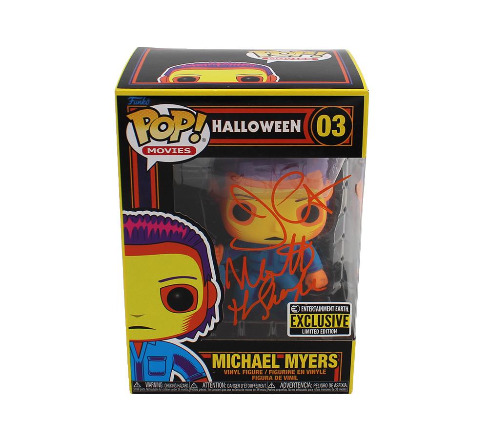 Nick Castle & John Carpenter Signed "Halloween" Michael Myers #03 Funko Pop Inscribed "The Shape ...