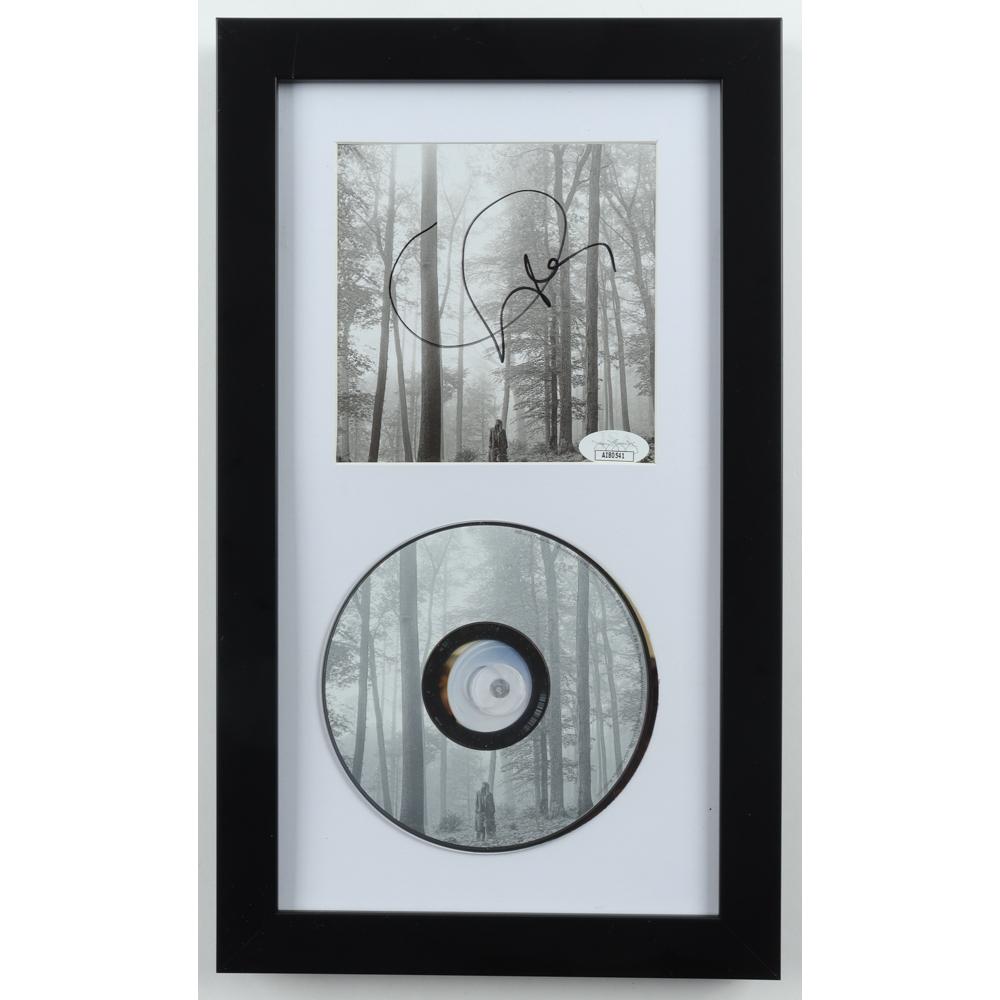 Taylor Swift Signed Custom Framed "Folklore" CD Album Cover Display ...