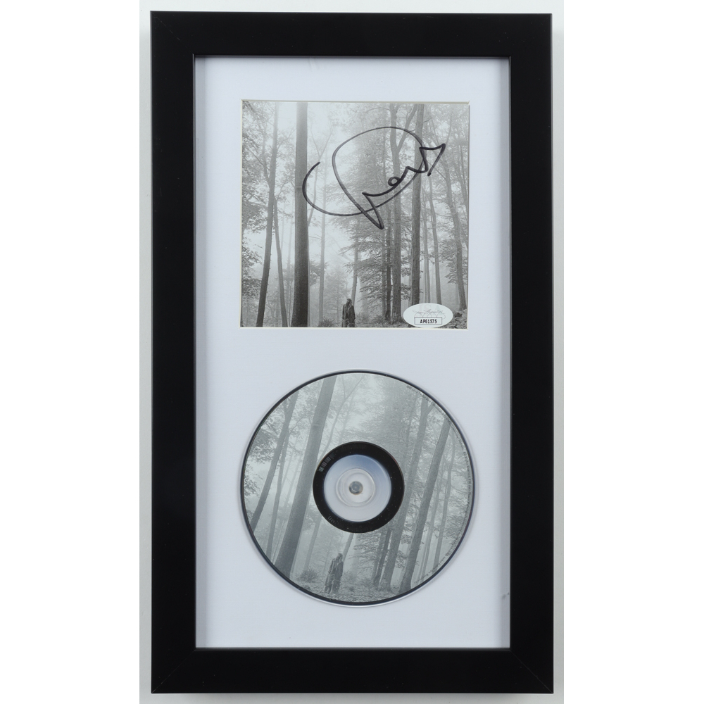 Taylor Swift Signed Custom Framed "Folklore" CD Album Cover Display ...