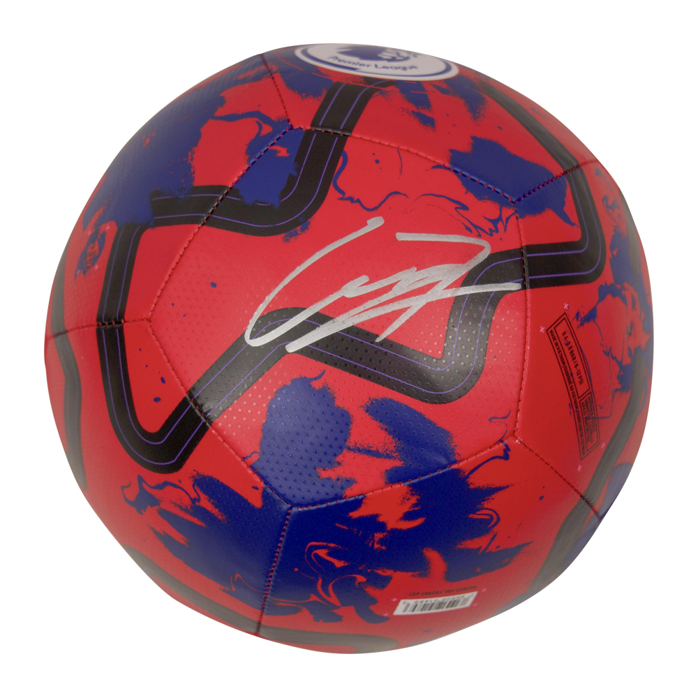 Alejandro Garnacho Signed Premier League Logo Soccer Ball (Beckett ...