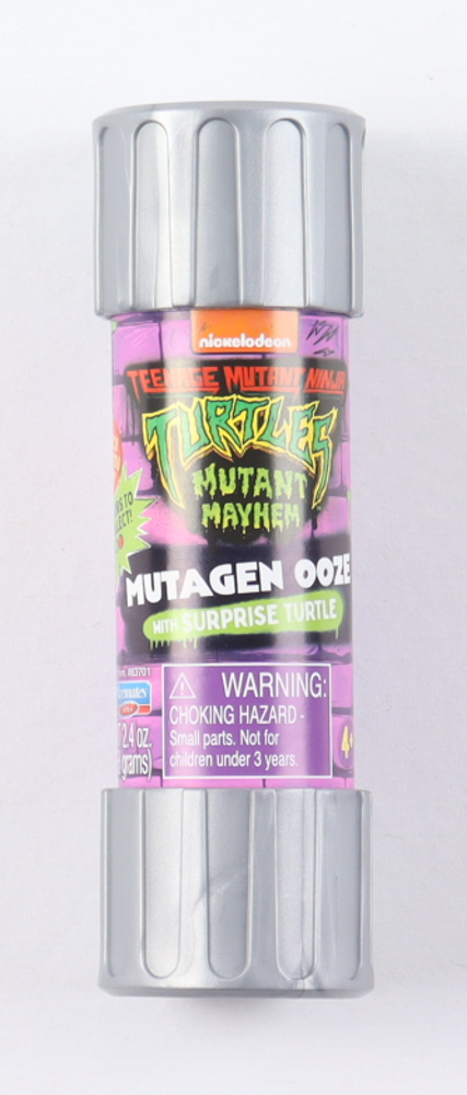 Vanilla Ice Signed Teenage Mutant Ninja Turtles Movie Mutagen Ooze with Surprise Turtle Figure ...