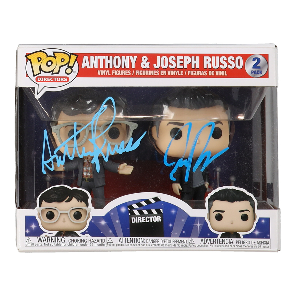 Anthony Russo & Joseph Russo Signed 2 Pack Funko Pop! Directors Vinyl ...