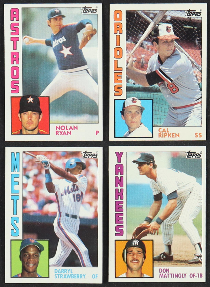1984 Topps Baseball Factory Set of (792) Cards with Don Mattingly #8 RC ...
