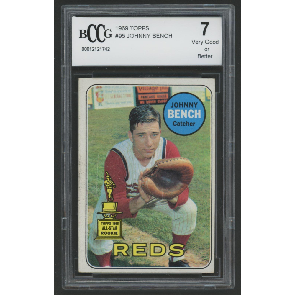 Johnny Bench 1969 Topps #95 (BCCG 7) | Pristine Auction