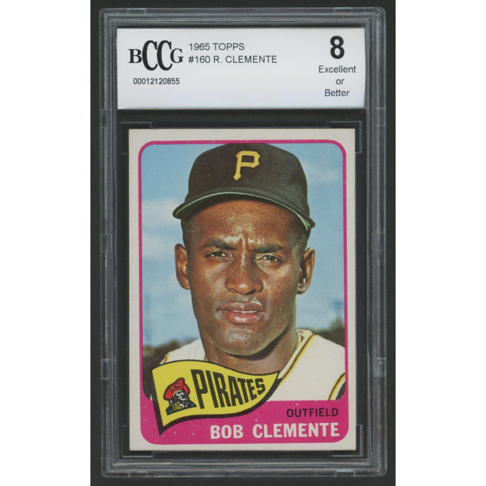 Roberto Clemente 1965 Topps #160 (BCCG 8) | Pristine Auction