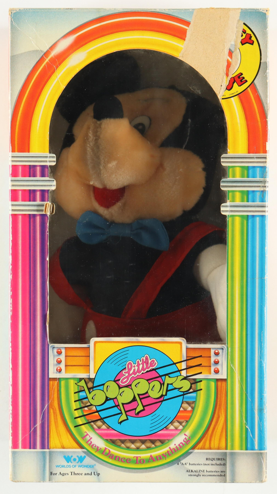 Vintage 1987 Mickey Mouse Little Boppers Dancing Plush Toy | Pristine ...