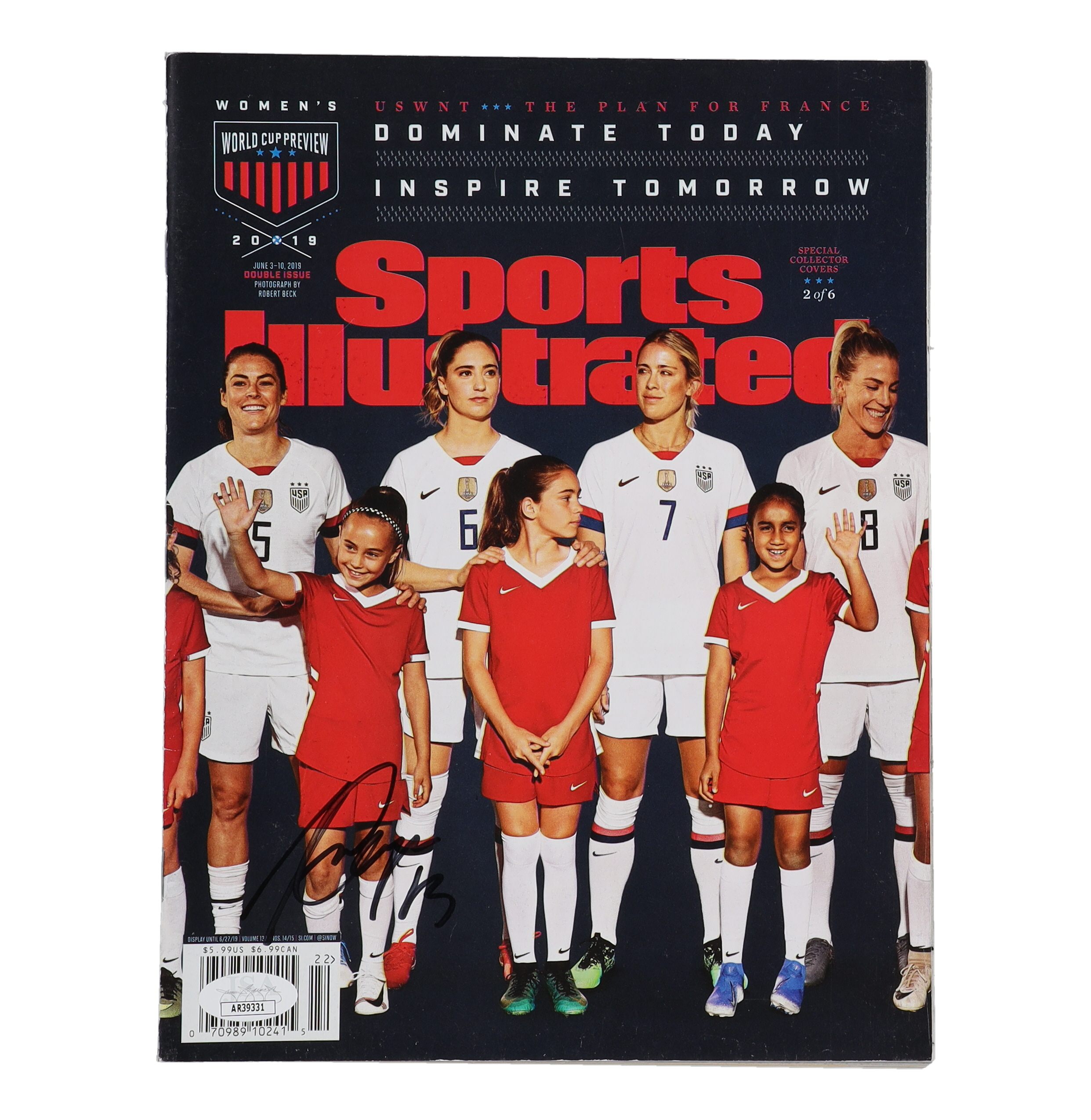 Alex Morgan Signed 2019 "Sports Illustrated" Magazine (JSA) | Pristine ...