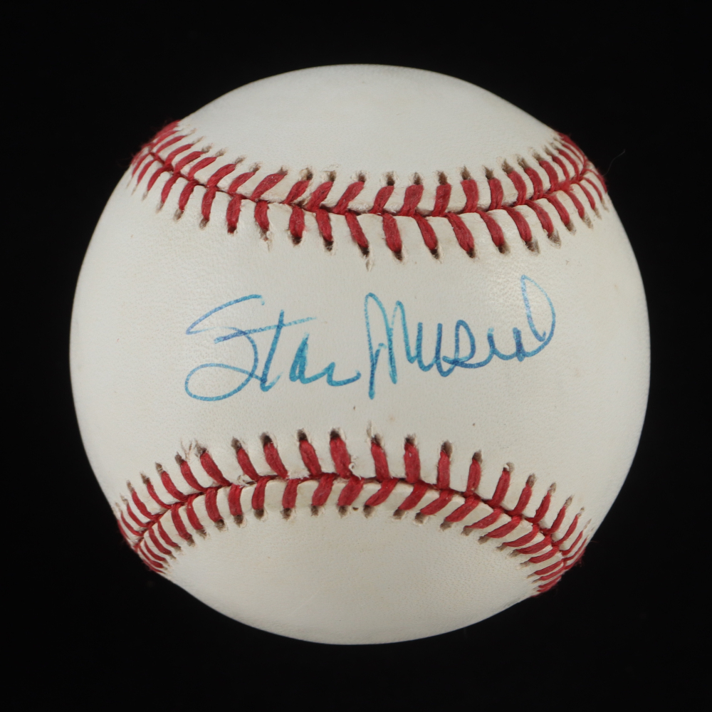 Stan Musial Signed ONL Baseball In Display Case (PSA) | Pristine Auction