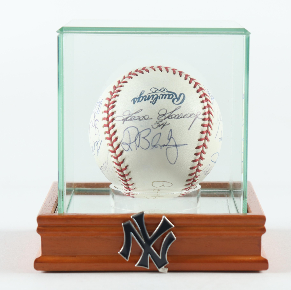 Yankees Greats 100th Anniversary OML Baseball Signed by (15) with Bobby ...
