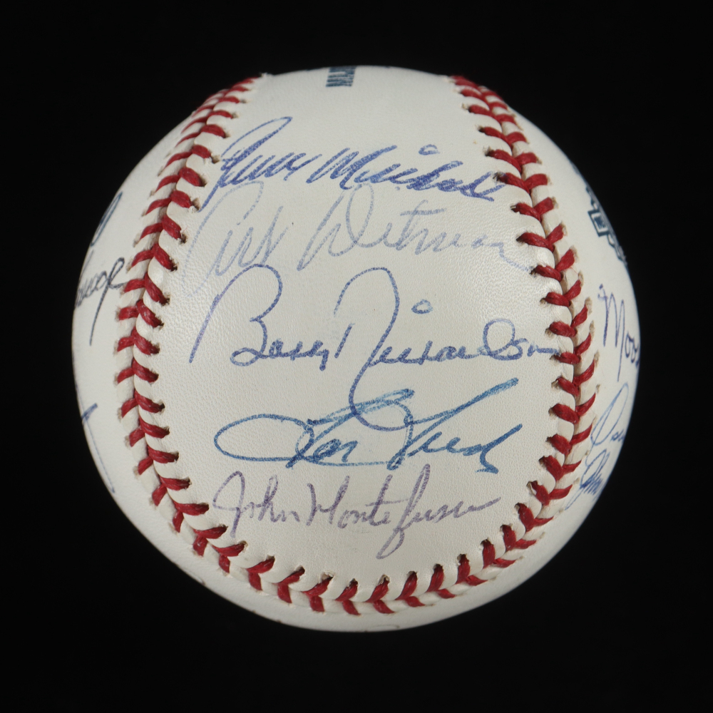 Yankees Greats 100th Anniversary OML Baseball Signed by (15) with Bobby ...