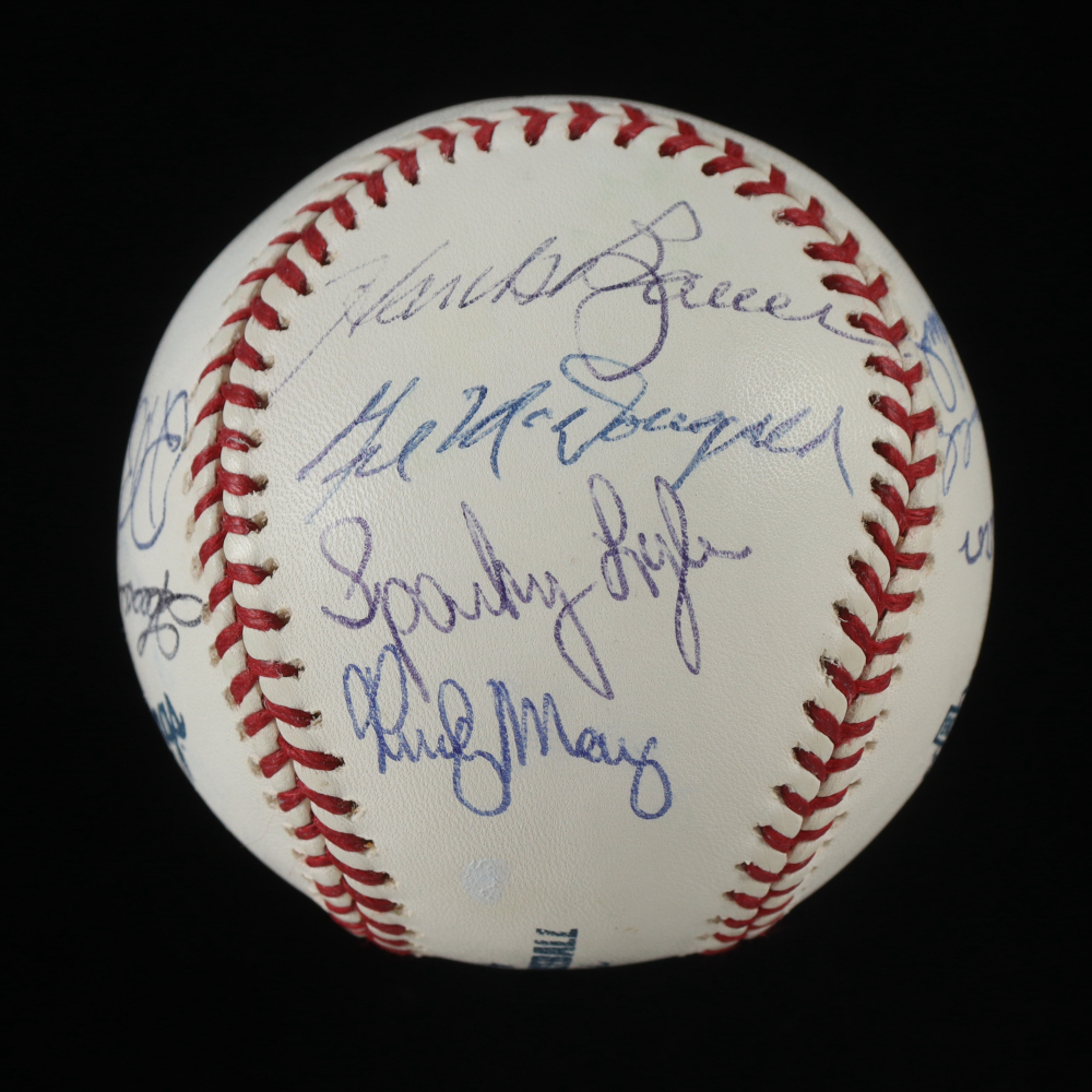 Yankees Greats 100th Anniversary OML Baseball Signed by (15) with Bobby ...