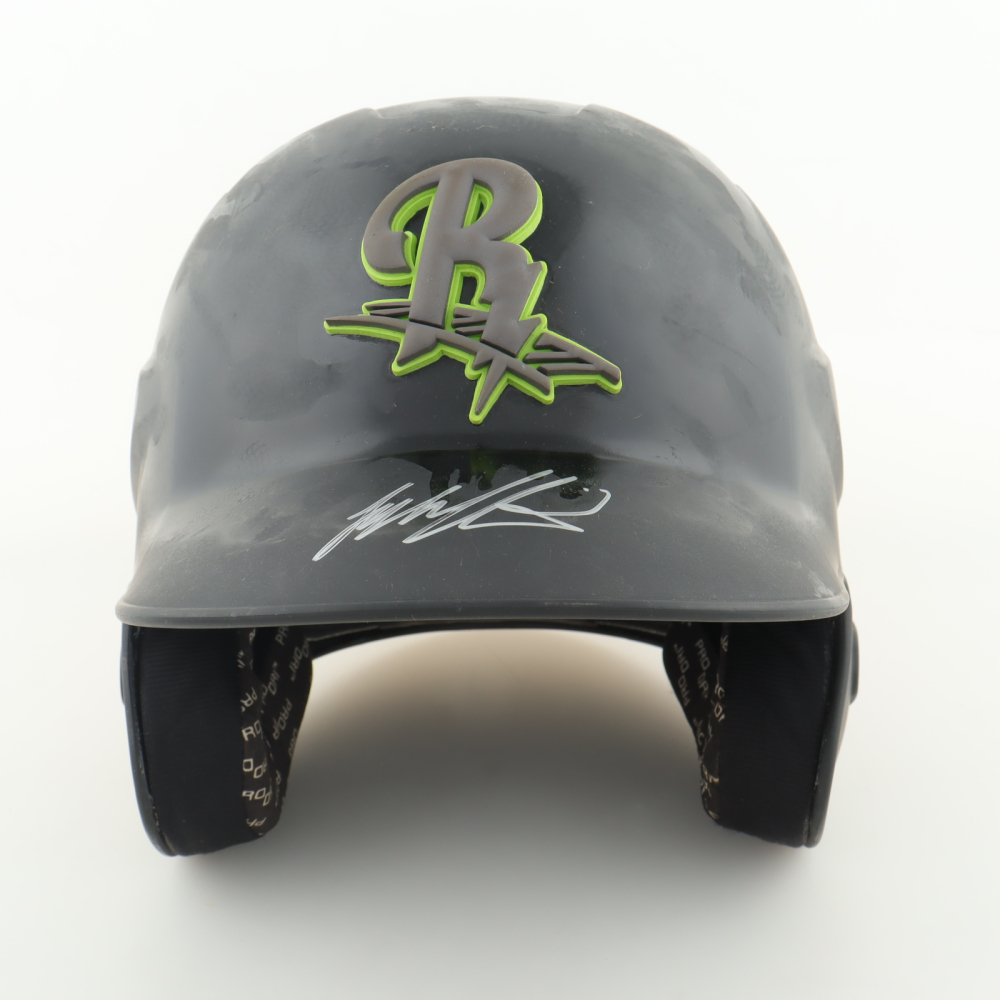 Tyler Austin Signed 2017 Game-Used Scranton/Wilkes-Barre RailRiders ...