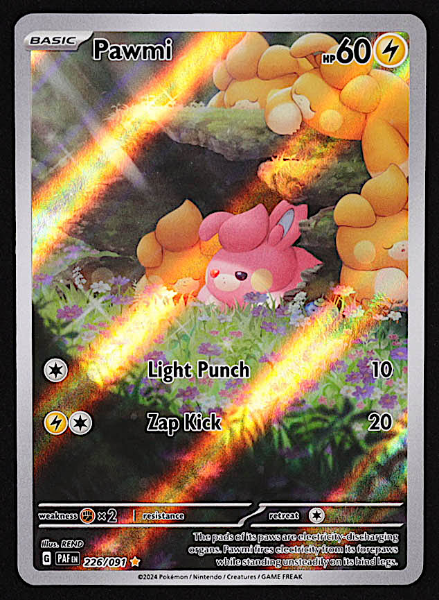 Pawmi 2024 Pokemon Scarlet and Violet Paldean Fates #226 | Pristine Auction