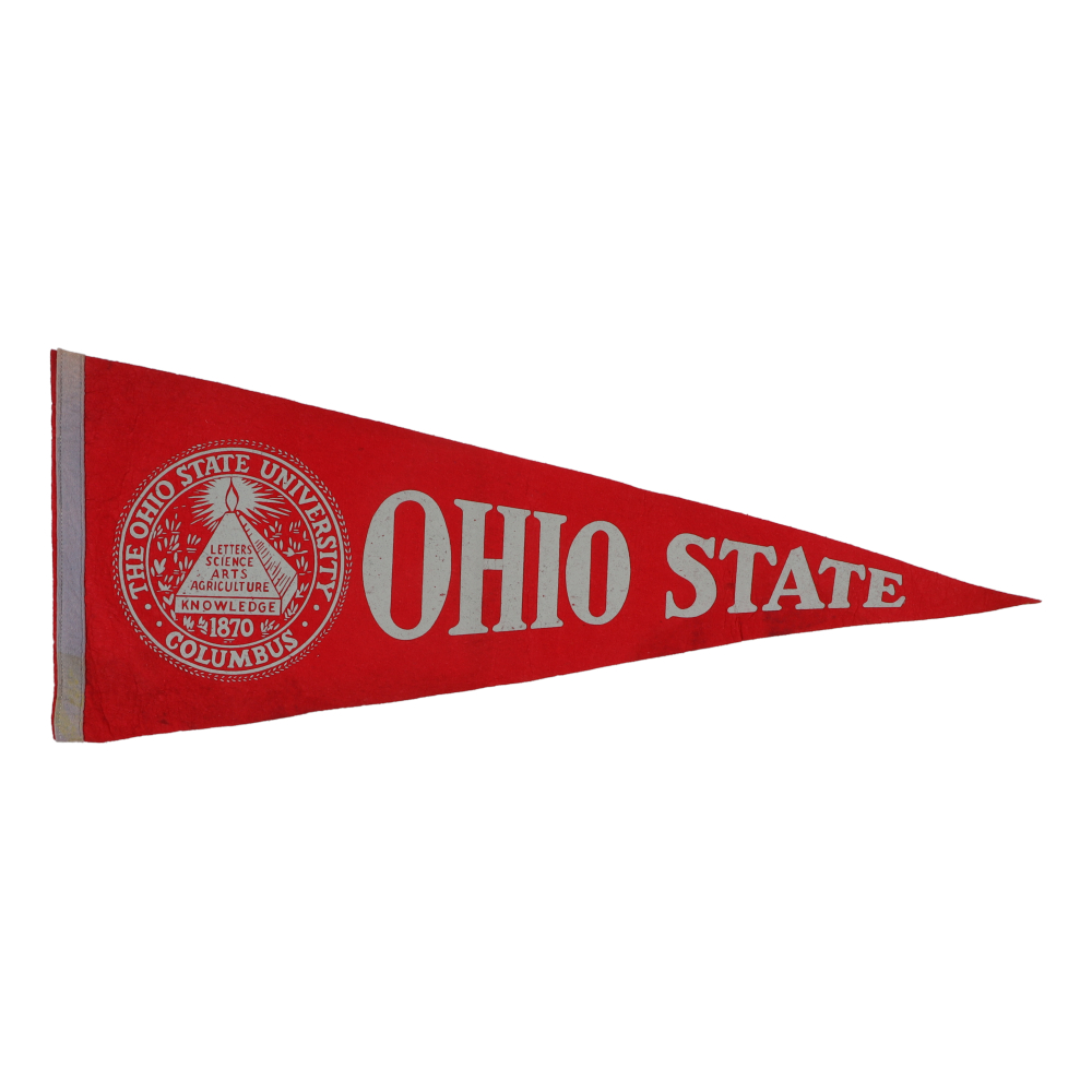 1965 Ohio State Buckeyes Vintage Full-Size Felt Pennant | Pristine Auction