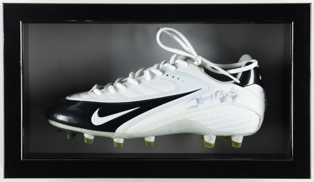 Jerry Rice Signed Custom Framed Shadowbox Nike Football Cleat Display ...