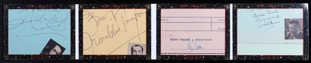 Harold Lloyd, Franklin Pangborn, Rudy Vallee, Raymond Walburn Historic ...
