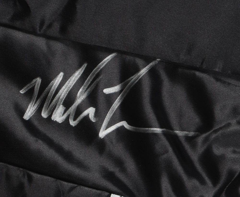 Mike Tyson Signed Custom Framed Cleto Reyes Professional Boxing Robe ...