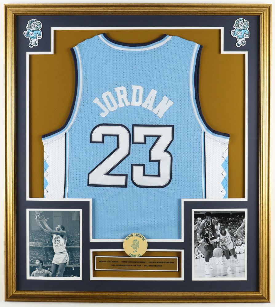 Michael Jordan North Carolina Tar Heels Custom Framed Jersey Display ...