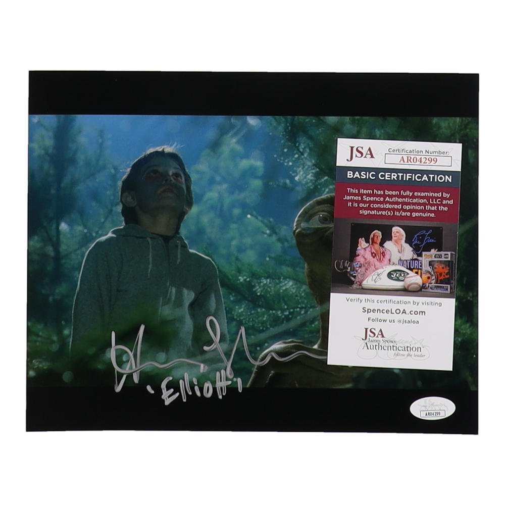 Henry Thomas Signed "E.T. the Extra-Terrestrial" 8x10 Photo Inscribed ...