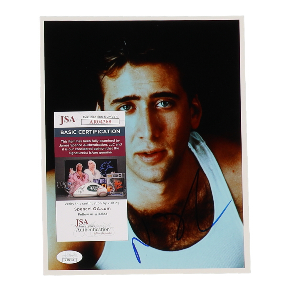 Nicolas Cage Signed 8x10 Photo (JSA) | Pristine Auction