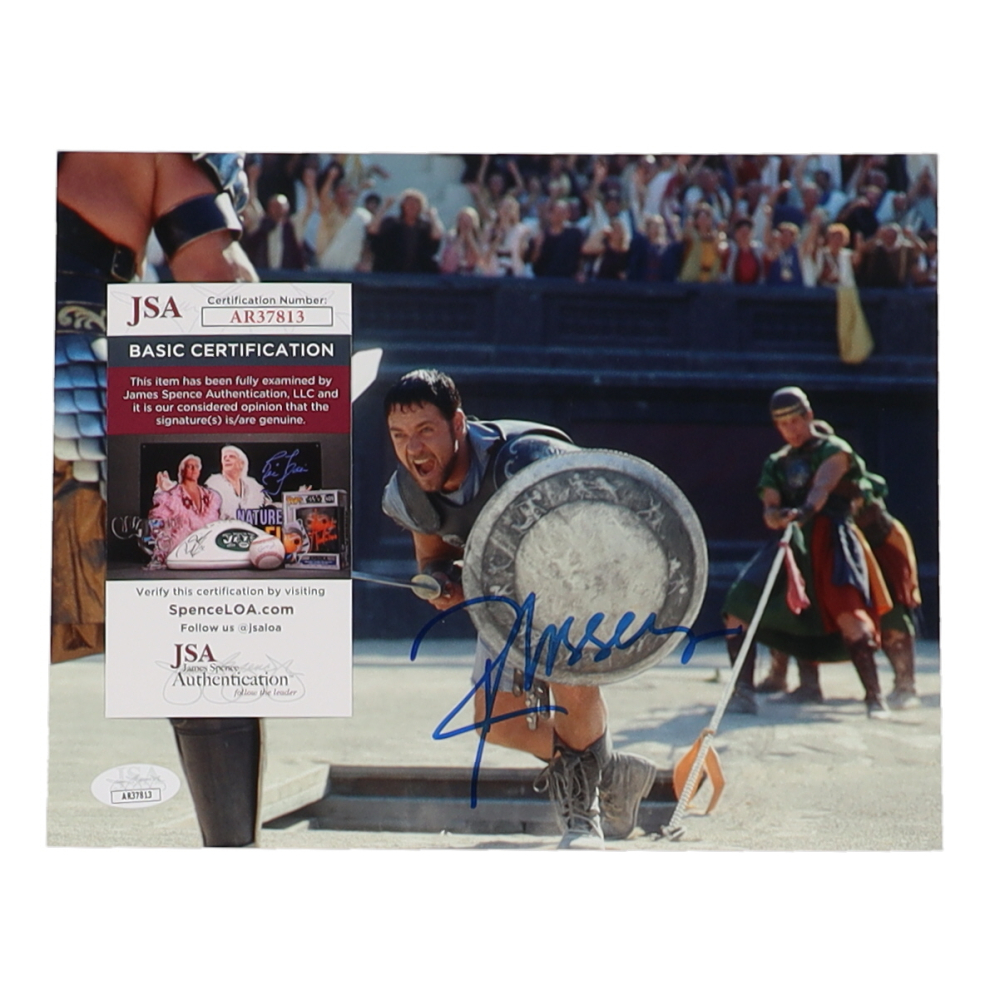 Russell Crowe Signed "Gladiator" 8x10 Photo (JSA) | Pristine Auction