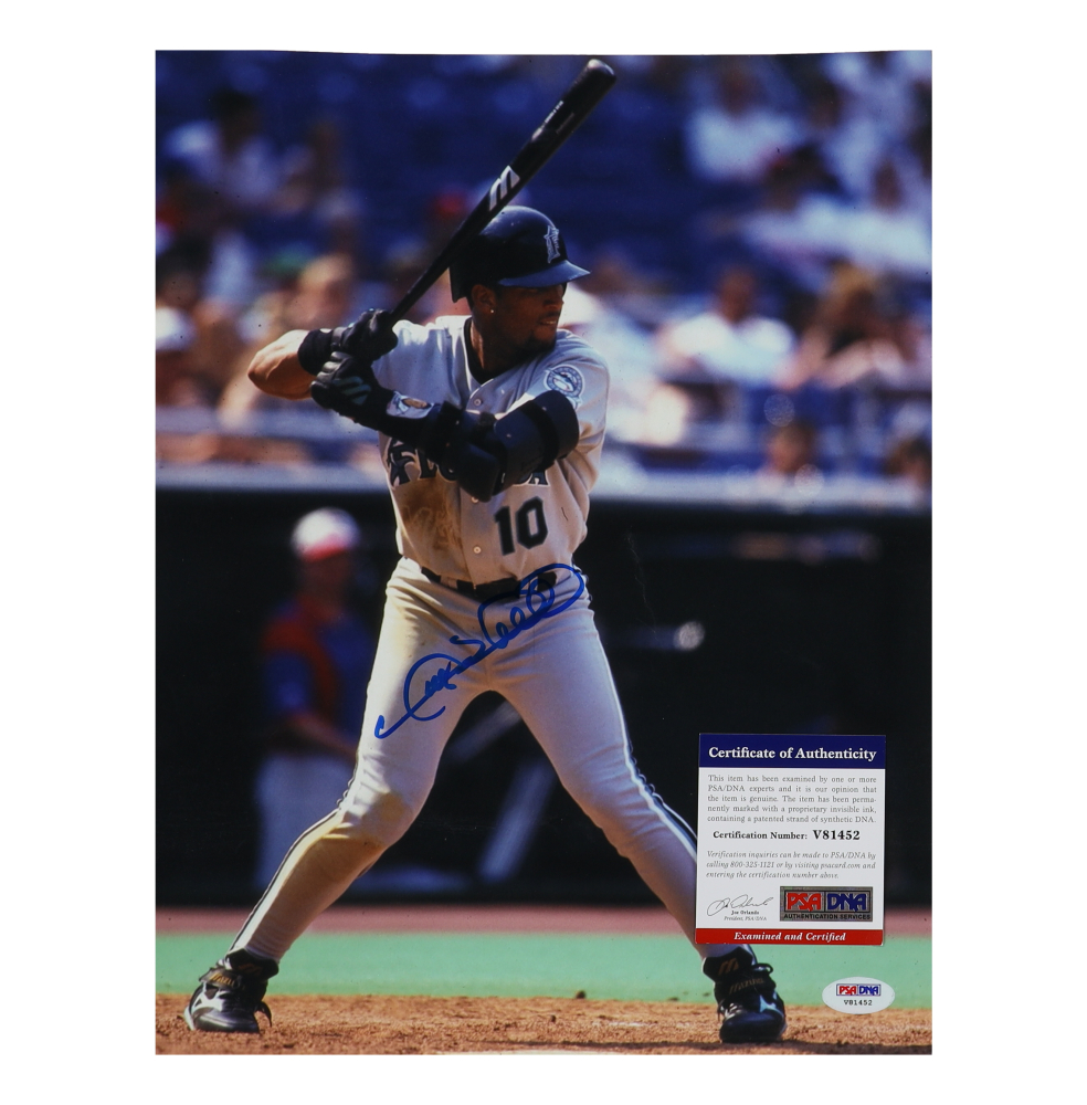 Gary Sheffield Signed Marlins 11x14 Photo (PSA) | Pristine Auction