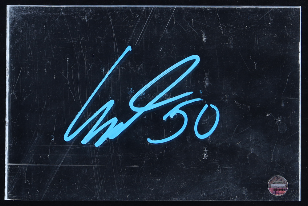 Lias Andersson Signed 4x6 Plexiglass Piece (Steiner) | Pristine Auction