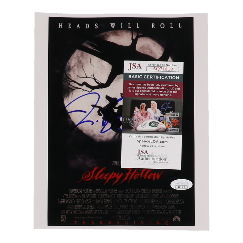 Tim Burton Signed "Sleepy Hollow" 8x10 Photo (JSA) | Pristine Auction
