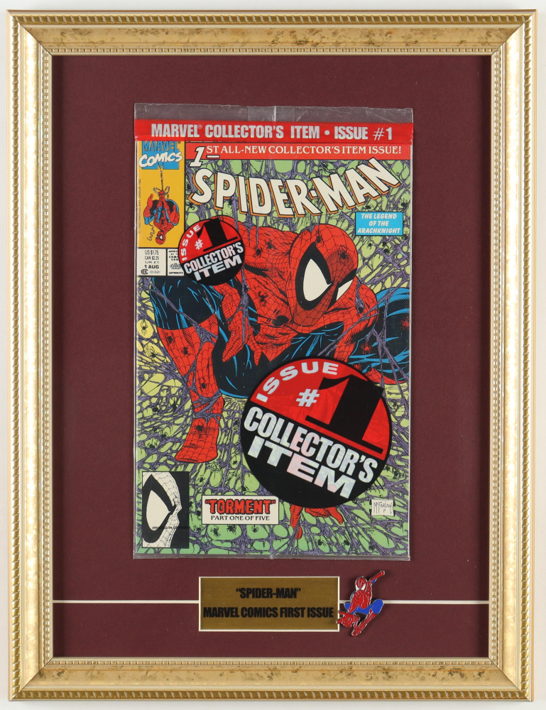 Marvel Comics "Spiderman: Torment" First Issue Custom Framed Comic Book ...