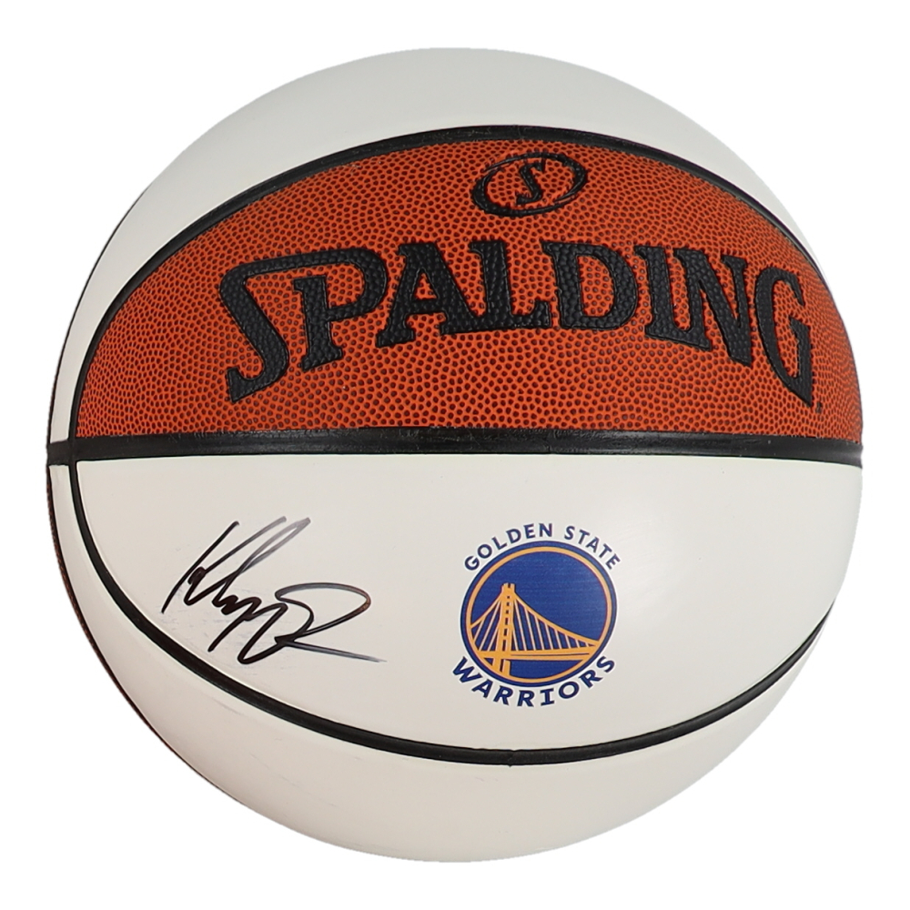 Klay Thompson Signed Warriors Logo Basketball (Fanatics) | Pristine Auction