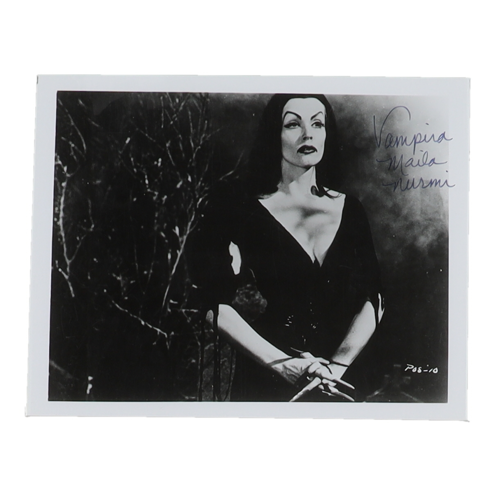 Maila Nurmi Signed "The Vampira Show" 8x10 Photo Inscribed "Vampira ...
