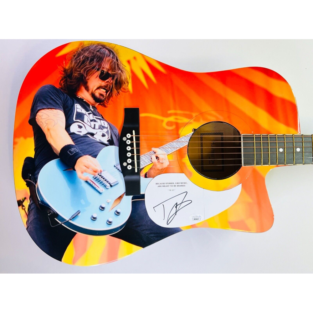 Dave Grohl Signed 41" Acoustic Guitar (JSA) | Pristine Auction
