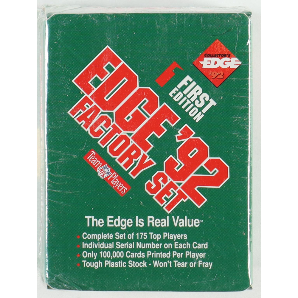 1992 Collectors Edge Football Cards Complete Set With (175) Cards ...