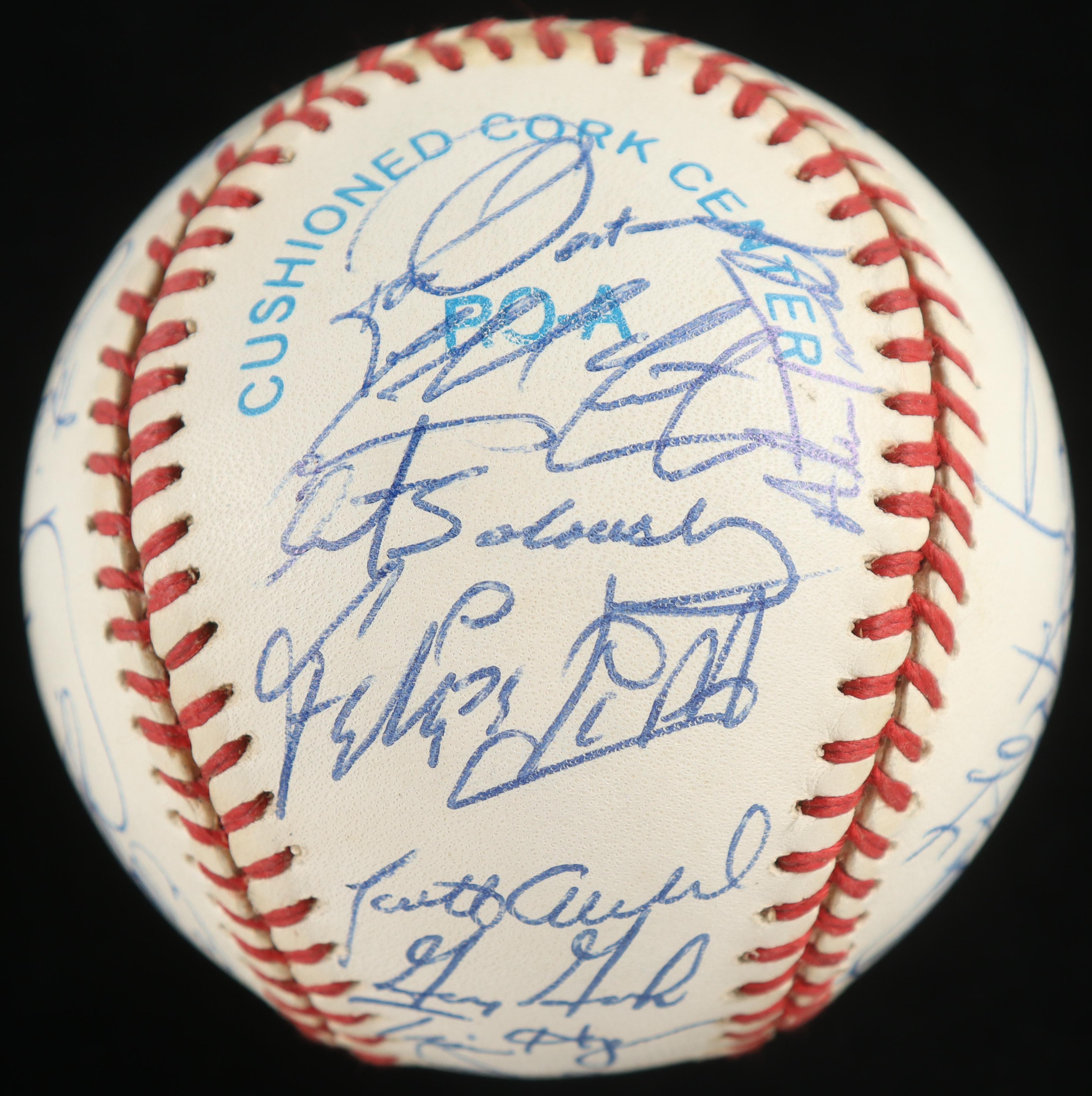 1996 Tigers OAL Baseball Team-Signed by (28) with Alan Trammell, Cecil ...