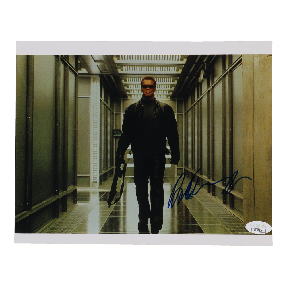 Arnold Schwarzenegger Signed "Terminator 3: Rise of the Machines" 8x10 ...