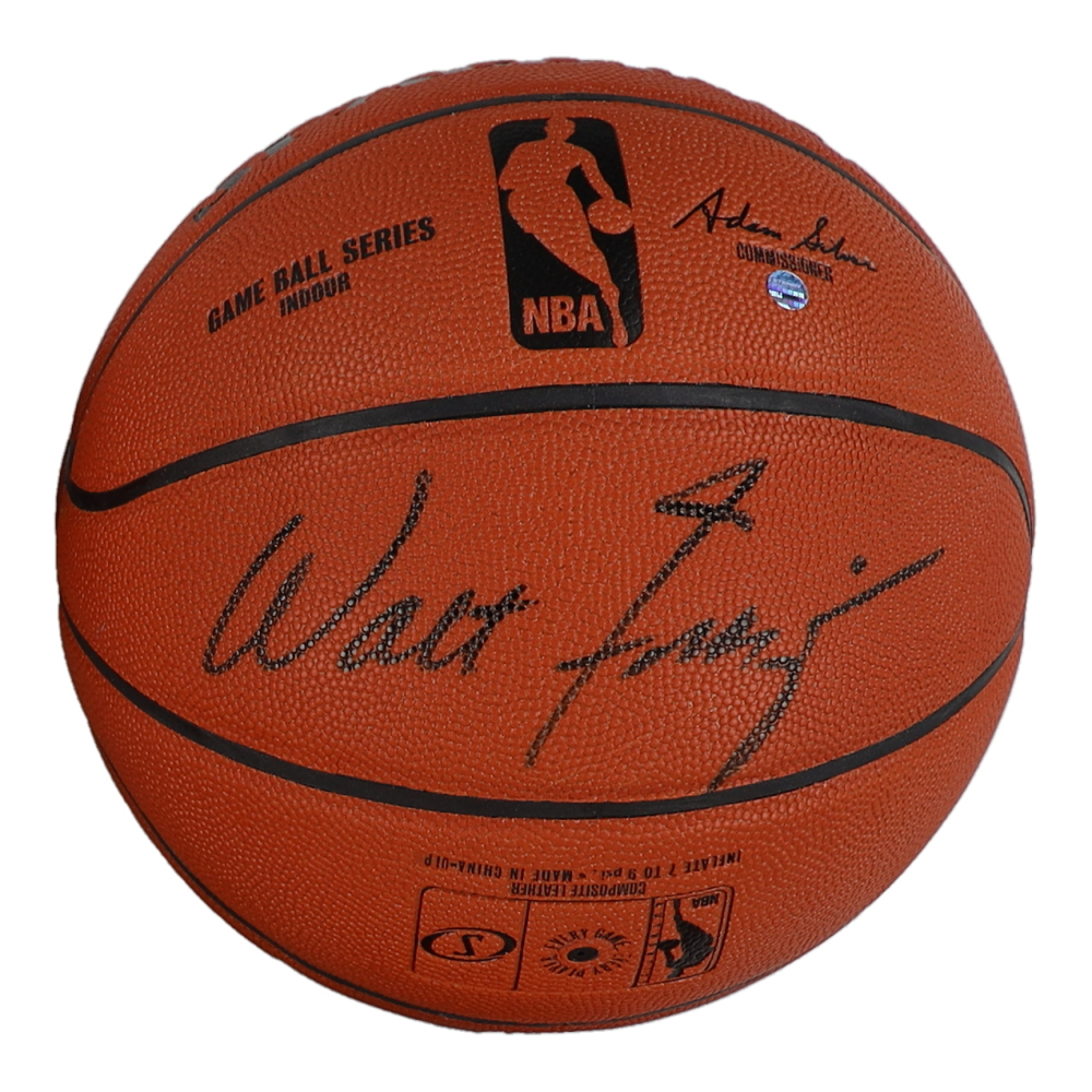Walt Frazier Signed NBA Basketball (Steiner) | Pristine Auction