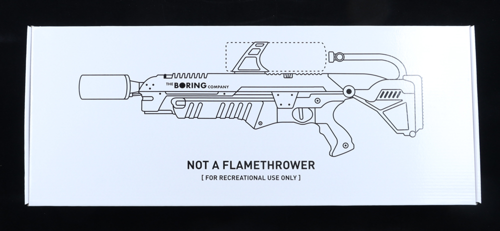 The Boring Company "Not A Flamethrower" With Original Box and Manual ...