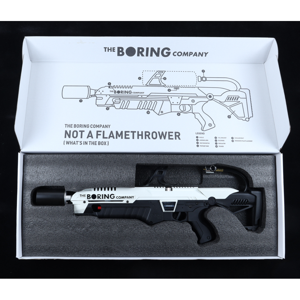 The Boring Company "Not A Flamethrower" With Original Box and Manual ...