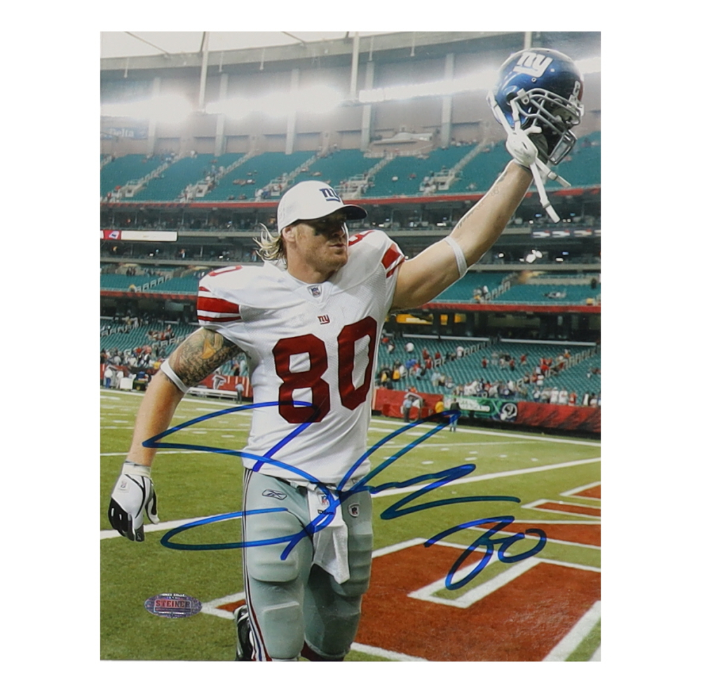 Jeremy Shockey Signed Giants 8x10 Photo (Steiner) | Pristine Auction