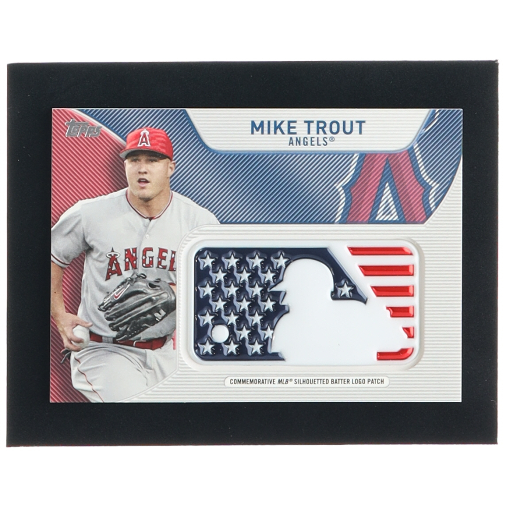 Mike Trout 2017 Topps Independence Day MLB Logo Patch #IDMLMTR ...