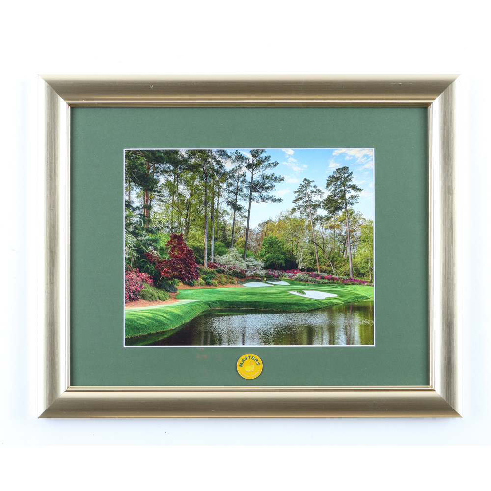 Augusta National Custom Framed Photo Display with Official Masters ...